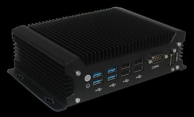 China Fanless Industrial Box PC Intel Ultra U5 U7 Core 3rd Gen DDR5 Dual Gigabit LAN 12-19V Mini Computer for sale