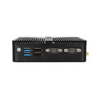 China Fanless Industrial Box PC Intel Celeron J6412 N100 Dual Gigabit LAN 2 COM 12V Mini Computer for sale