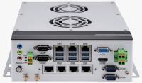 China Industrial Box PC Intel Core i7 8700 3 Gigabit LAN 6 USB3.0 4 COM 9-36V Computer for sale