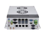 China Industrial Box PC Intel Core i7 8700 3 Gigabit LAN 6 USB3.0 4 COM 9-36V Computer for sale