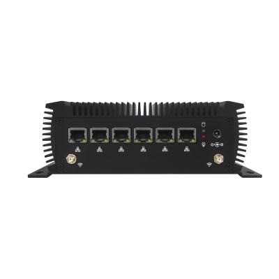 China Fanless Industrial Box PC Intel 12th Gen 6 Port 2.5G LAN RS232 Mini Computer for sale