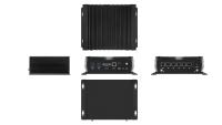 China Fanless Industrial Box PC Intel 12th Gen 6 Port 2.5G LAN RS232 Mini Computer for sale