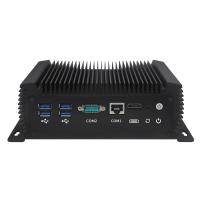 China Fanless Industrial Box PC Intel 12th Gen 6 Port 2.5G LAN RS232 Mini Computer for sale