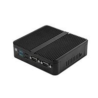 China Fanless Industrial Box PC Intel J6412 N100 Quad 2.5G LAN RS232 RS485 Mini Computer for sale