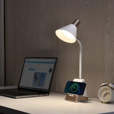 China LED Desk Lamp with USB-C PD 30W Charging Port and Wireless Charger 5W Touch Control for sale