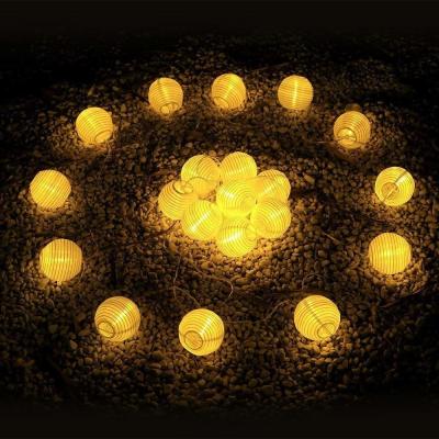 China Battery Powered Warm White LED Lantern Lights for Garden Patio Party Decoration 10 Pack for sale