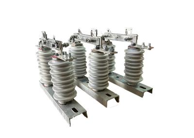 China High Voltage AC Hook Stick Disconnect Switch For Substation Electrical Isolator Grey Vertical Operated Disconnect Switch for sale