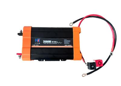 China Ajustable Home Power Inverter  Easily Installed Black Color With LCD Display Pure Sine Wave Inverter Power Supply for sale