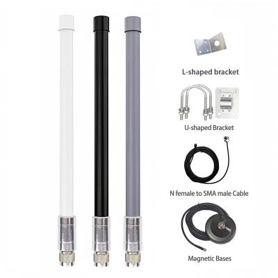 China Outdoor 5.8G 6dBi Fiberglass Omni Antenna N Male Connector Dual Band WiFi 2.4G 5.8G Lora Antenna for sale