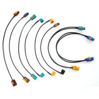 China Mini Fakra Female LVDS 4-Pin to GPS Fakra-Z Automotive Antenna Adapter Cable 100cm RF Extension for sale