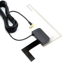 China RIDA Universal Car DAB Radio Window Glass Mount Antenna 15dBi ISDB-T DVB-T GPS 2in1 Film Combo with HF201 Connector for sale