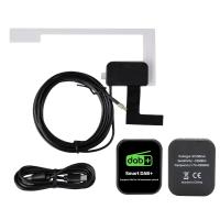 China DAB+ Digital Car Radio Antenna with SMB Connector 3M Cable Linear Polarisation for sale