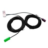 China 2in1 GPS DAB Film Antenna L Type Combo Vertical Polarization ISDB-T DVB-T VHF UHF Digital Radio Car Antenna 50 Ohm for sale