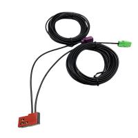China 2in1 GPS DAB Film Antenna L Type Combo Vertical Polarization ISDB-T DVB-T VHF UHF Digital Radio Car Antenna 50 Ohm for sale