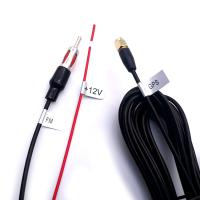 China IP67 Waterproof Shark Fin Antenna 3-5dBi Gain CB Radio AM/FM Signal Roof Aerial for Auto SUV Truck for sale