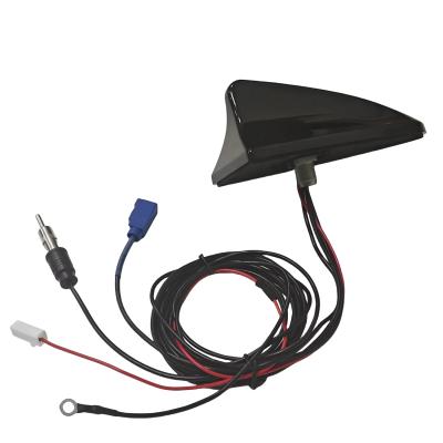 China IP67 Waterproof Shark Fin Antenna 3-5dBi Gain CB Radio AM/FM Signal Roof Aerial for Auto SUV Truck for sale