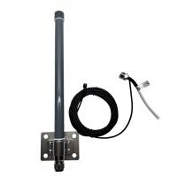 China Omni Outdoor Fiberglass 5G Antenna 8dBi High Gain AP with 10m Cable Waterproof for sale