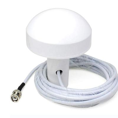 China Mushroom Shape Marine GPS GNSS Antenna 1575.42MHz 28dBi Gain IP67 with 5m Cable TNC BNC for sale