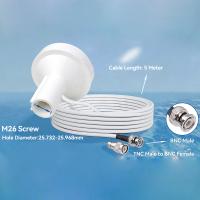 China Mushroom Shape Marine GPS GNSS Antenna 1575.42MHz 28dBi Gain IP67 with 5m Cable TNC BNC for sale