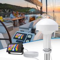 China Mushroom Shape Marine GPS GNSS Antenna 1575.42MHz 28dBi Gain IP67 with 5m Cable TNC BNC for sale