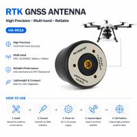 China Lightweight IP67 Multi-band Active Helical GNSS Antenna 18g 28dB LNA for UAV Precision Positioning for sale