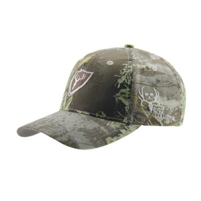 China 6 Panel Camoflage Embriodery Outdoor Baseball Caps, Unisex Low Profile Adjustable Hunting Hats for sale