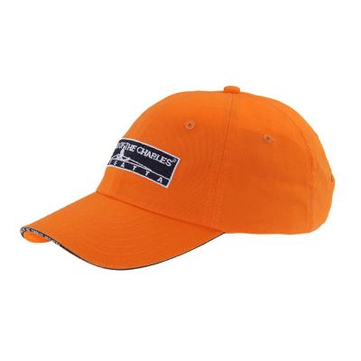 China Classic 6 Panel Cotton Embriodery Baseball Caps, Low Profile Sandwich Adjustable Men And Women Caps for sale