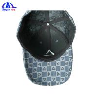 China Individuelle Blue-Grey Checkerboard Pattern Dad Hat Bold Embroidered All-Over Print Twill Sporty Arched Bill Vintage Style for sale