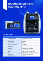 China Bank Grade Money Counter with Serial Number Recognition and Counterfeit Detection 1200 Bills per Minute for sale