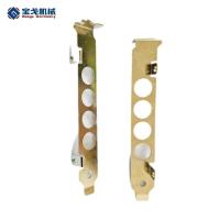 China YZ05 Fine Blanking Open Electroplating Gold WiFi Receiver Chassis Stamping Parts for sale