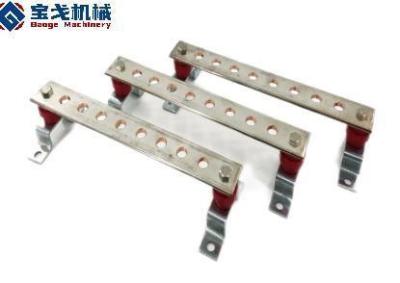 China Customized Size Nickel Plated Earth Copper Busbar for Excellent Electrical Conductivity for sale