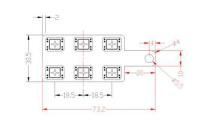 China PU Ect Cover Customization Six Nickel Clad 18650 Battery Nickel Plated Copper Busbar for sale