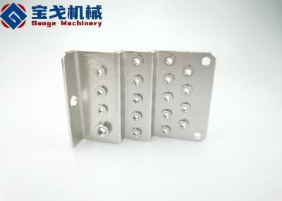 China Custom B11 260*30*3mm Multi-Bend Perforated Nickel-Plated Copper Bus Bar for Power System for sale