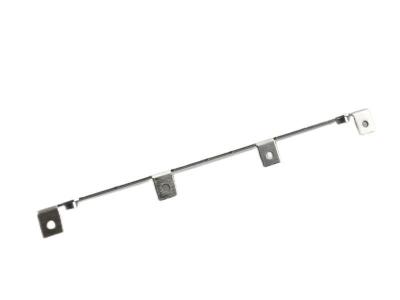 China Highly Conductive Nickel Plated 12V Earth Busbar with 4 Bending Parts and Screws for sale