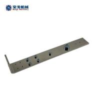 China RoHS Certified B48 L Shape Copper Cover Aluminum Composite Busbar with 6 Ways Tapping for sale