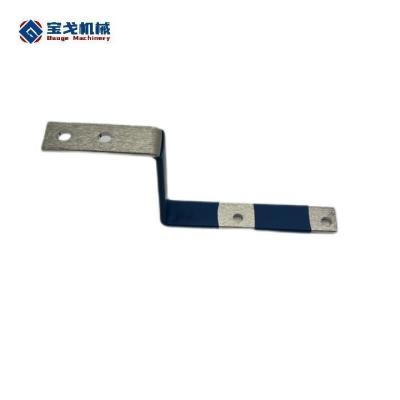 China B59 Nickel Plated Blue Positive Lead-out Bus Bar with Insulation Sleeve and Long-lasting for sale
