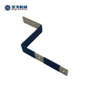 China B59 Nickel Plated Blue Positive Lead-out Bus Bar with Insulation Sleeve and Long-lasting for sale