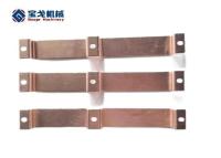 China Professional Tapping Processed Pure Copper C11000 Bus Bar Connections for Switchgear for sale