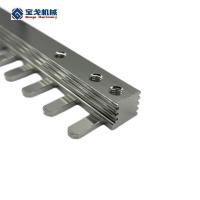 China Customize 260*30*3mm Tin Plated Copper Busbar Accessories for CNC Precision Machining for sale