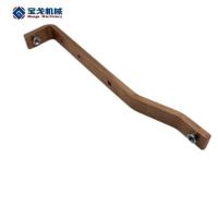China Electric Power Industry Red Copper Bending Busbar for PVC Cover and Sturdy Connection for sale