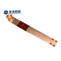 China Red Plastic Insulation Cover Red Copper Busbar 260*30*3mm with Electrical Conductivity for sale