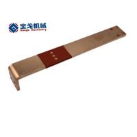 China Red Plastic Insulation Cover Red Copper Busbar 260*30*3mm with Electrical Conductivity for sale