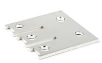 China Custom Power Distribution Busbar , Silver Plated Copper Bus Bar With Stamping for sale