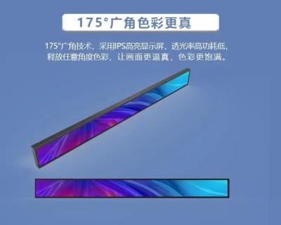 China P1.875 Shelf LED Display 1200X60mm Refresh Rate 3840Hz For Supermarket Store for sale