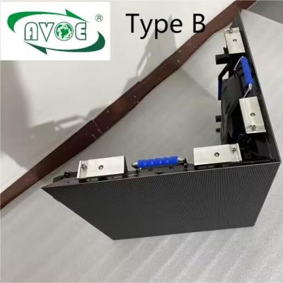 China Type B P2.976 Outdoor Rental LED Screen SMD1415 Cube Display Curve Cabinets for sale