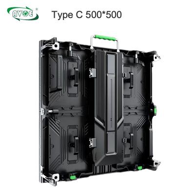 China Type C P2.976  Indoor Rental LED Display 500x500mm / 500x1000 Corner Protetctor Cabinet for sale