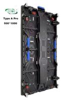 China Type A Pro Stage Background Led Display Panel Curve Cabinet 500x1000mm for sale