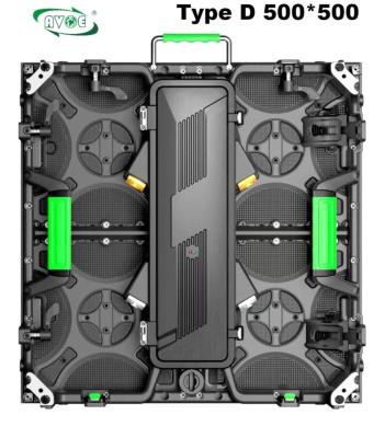 China Type D P2.6 Stage Rental LED Display Pixel Protection Cabinet 500x500mm for sale
