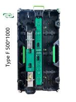 China Type F 2.6mm Stage Rental LED Display Panel Curve Cabinet 500x1000mm for sale
