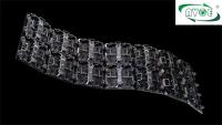 China Type G P3.91 4K Stage Rental LED Display Curved Cabinet 500x500mm 45 Degree for sale